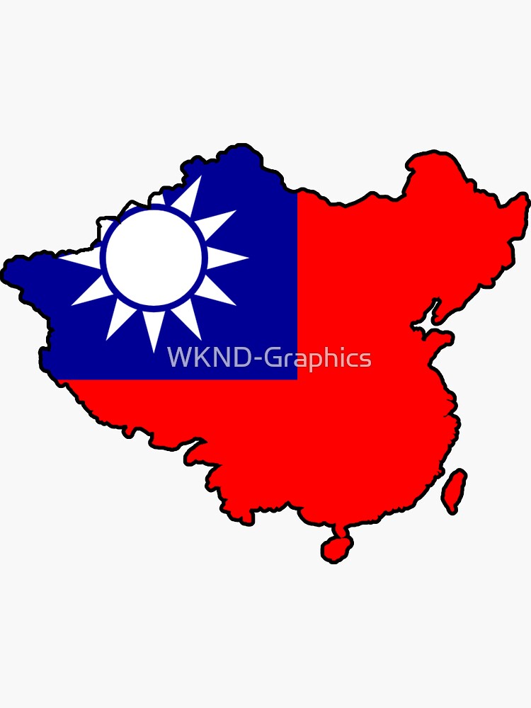 "West Taiwan" Sticker for Sale by WKND-Graphics | Redbubble