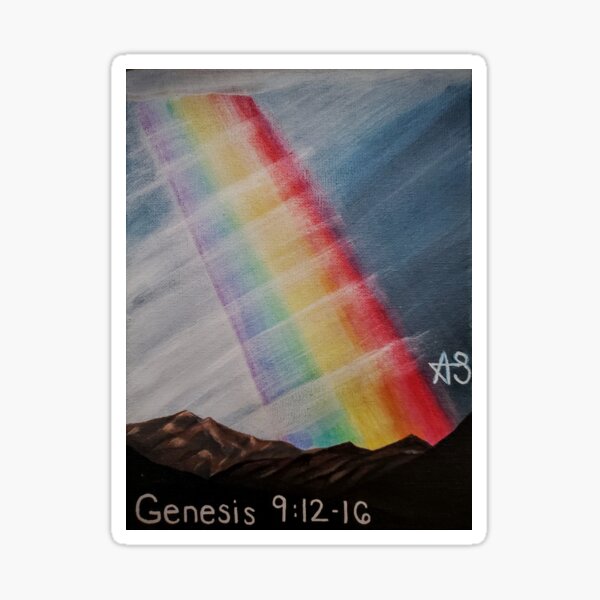 "Genesis 9:12-16" Sticker by sheeleyalicia | Redbubble