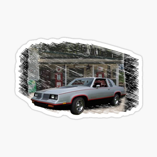 "1984 Hurst Olds Cutlass 442 in our filling station series" Sticker for ...