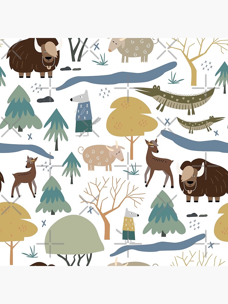 "Funny Animals Patterns No.3 - funny animals, funny patterns" Poster ...