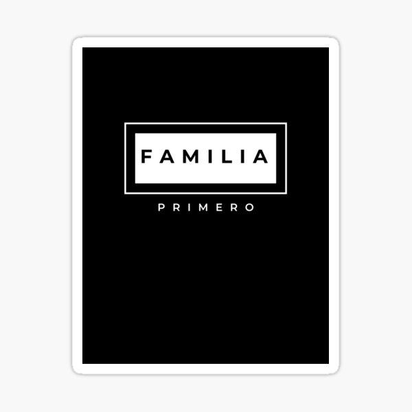 "Family First" Sticker for Sale by ModTees | Redbubble