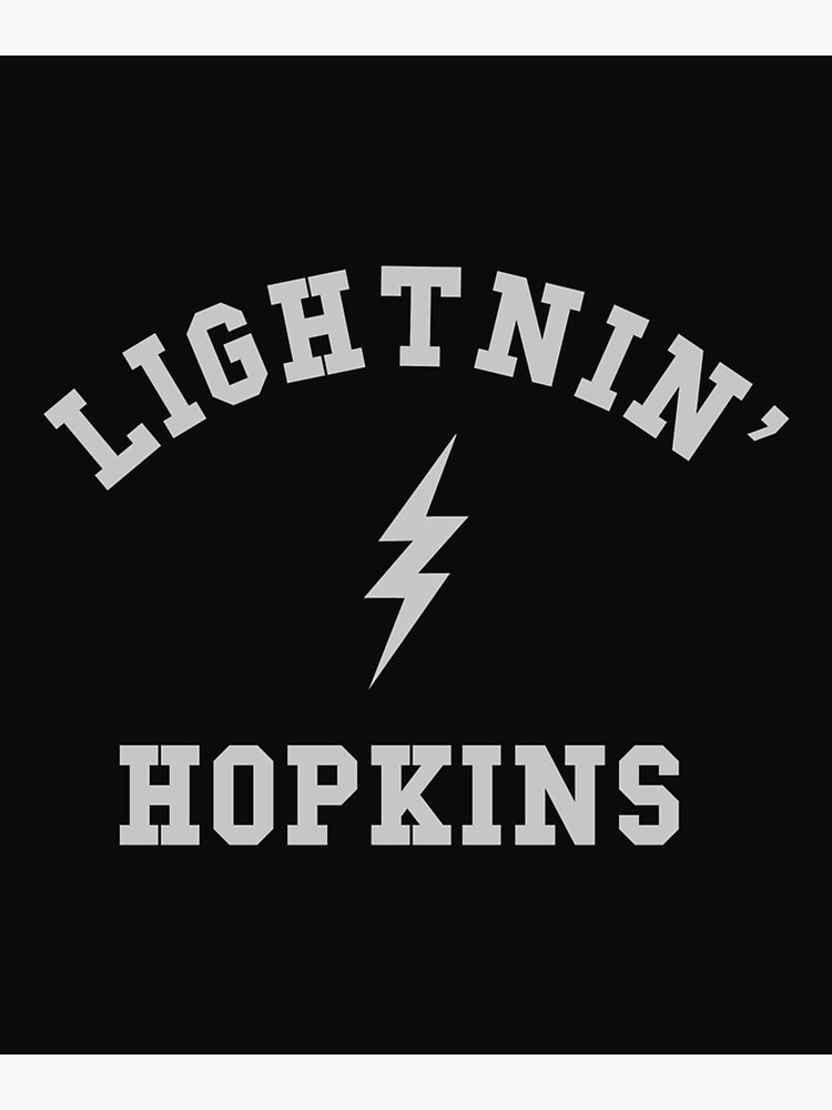 "Lightnin Hopkins Vintage College Lightning Bolt Logo" Art Print by ...