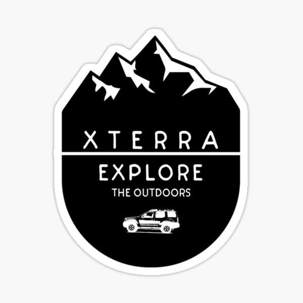 "Explore the outdoors. " Sticker for Sale by Fairbrushshirts | Redbubble