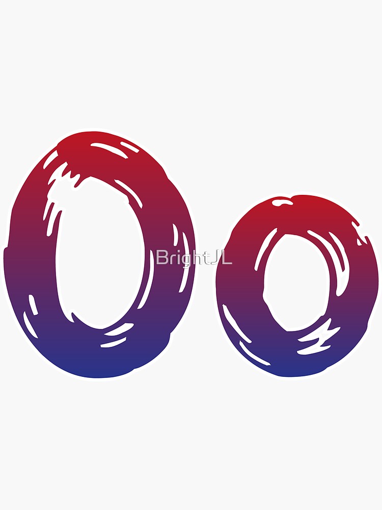 "Korean Calligraphy & Taegeukgi color style Alphabet O, BrightJL ...