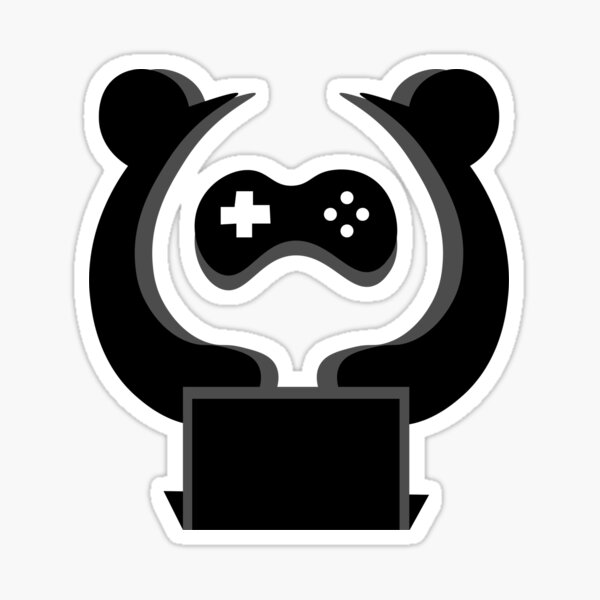"Panda Gaming Logo" Sticker by JayaninduShamen | Redbubble
