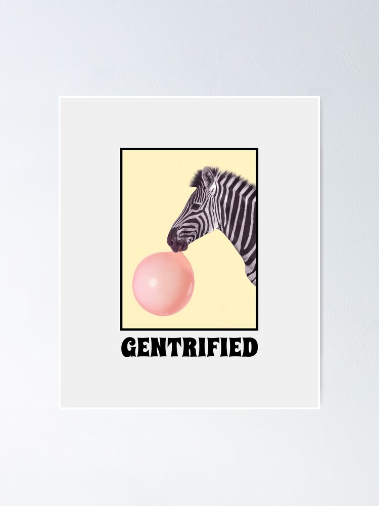 "Gentrification Nation" Poster for Sale by Krypto-Gospel | Redbubble