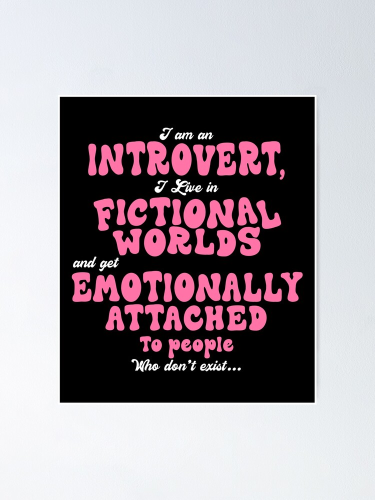 Póster «introvertidos, mundos de ficción, personajes de ficción ...