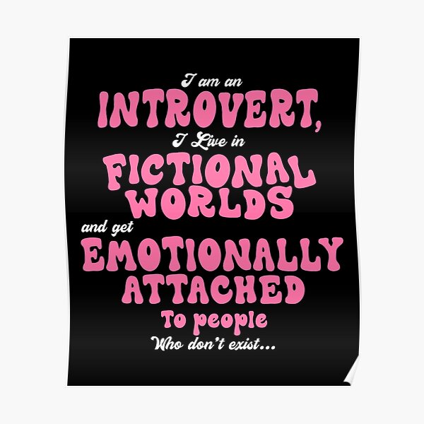 Póster «introvertidos, mundos de ficción, personajes de ficción ...