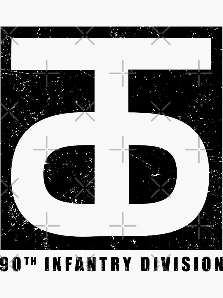 "U.S. Army 90th Infantry Division" Sticker by juliauongdz | Redbubble