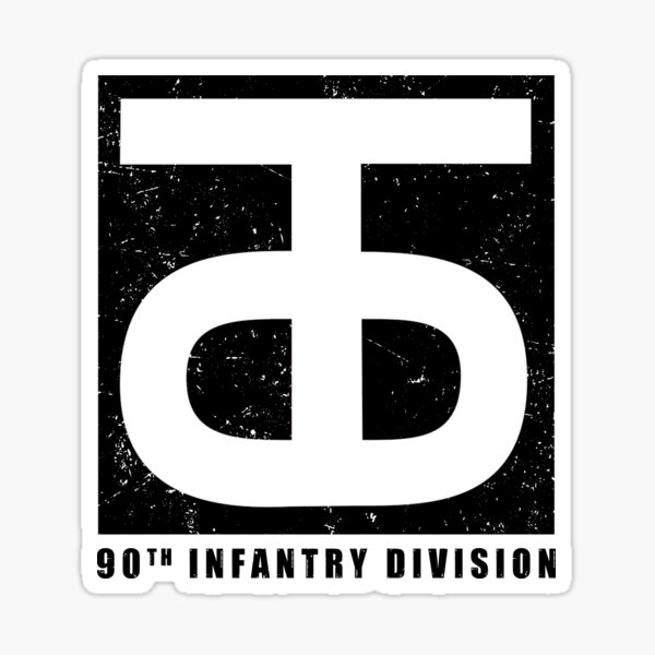 "U.S. Army 90th Infantry Division" Sticker by juliauongdz | Redbubble