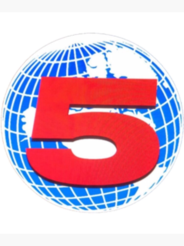 "Channel 5 logo " Poster for Sale by ClotheDesigng | Redbubble