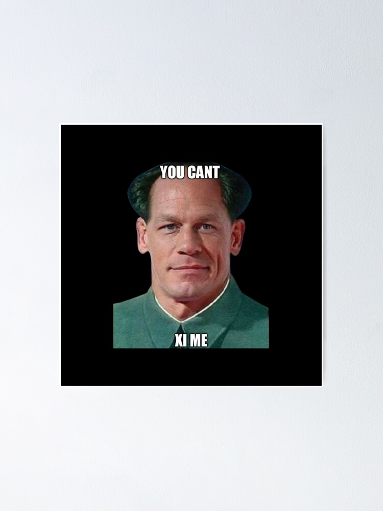 "John xina" Poster for Sale by GoAgain | Redbubble