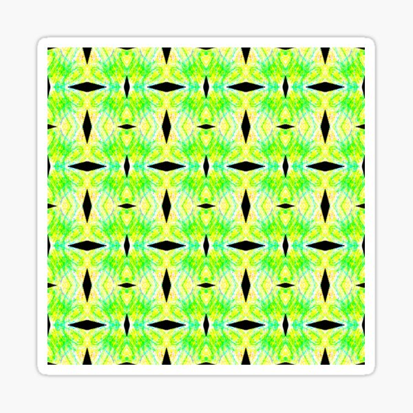 "Rhombus Eyes" Sticker for Sale by Ninel-DailenArt | Redbubble