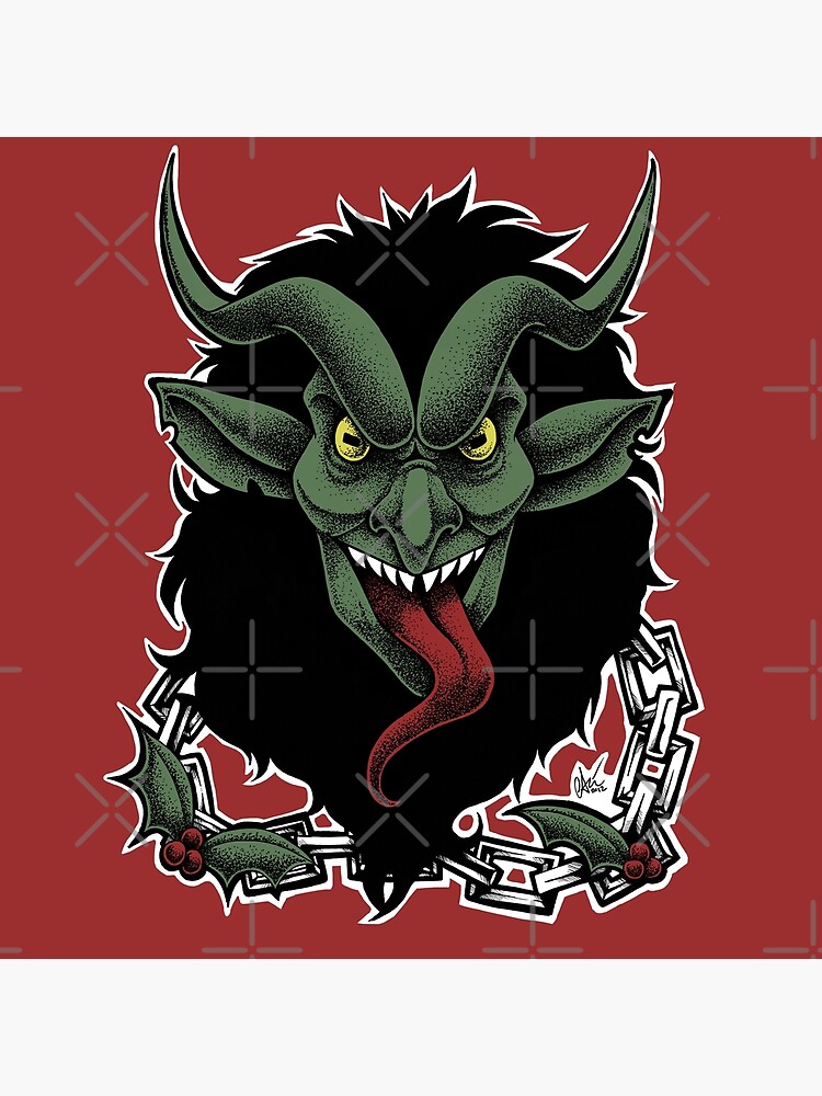 "Krampus (Color)" Framed Art Print for Sale by skogul | Redbubble