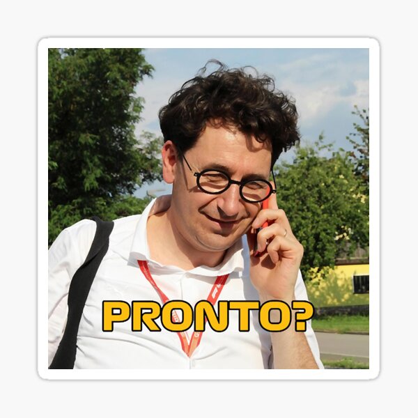 "PRONTO F1 MATTIA BINOTTO T-Shirt| Perfect Gift" Sticker for Sale by ...