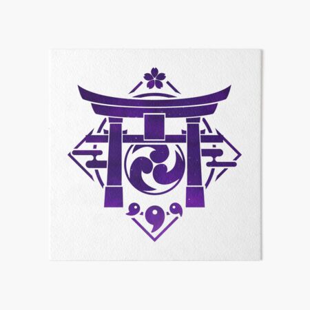 "Genshin Impact Inazuma Emblem - Constellation Version" Galeriedruck ...