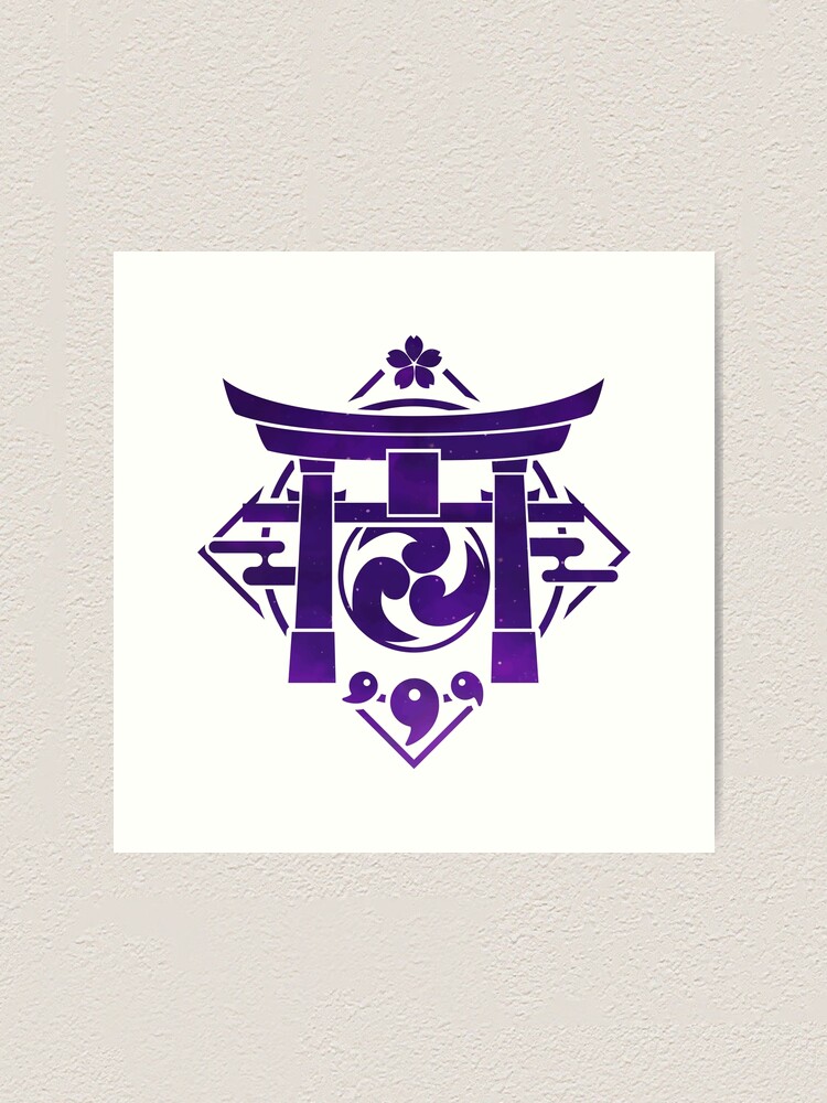 "Genshin Impact Inazuma Emblem - Constellation Version" Art Print for ...