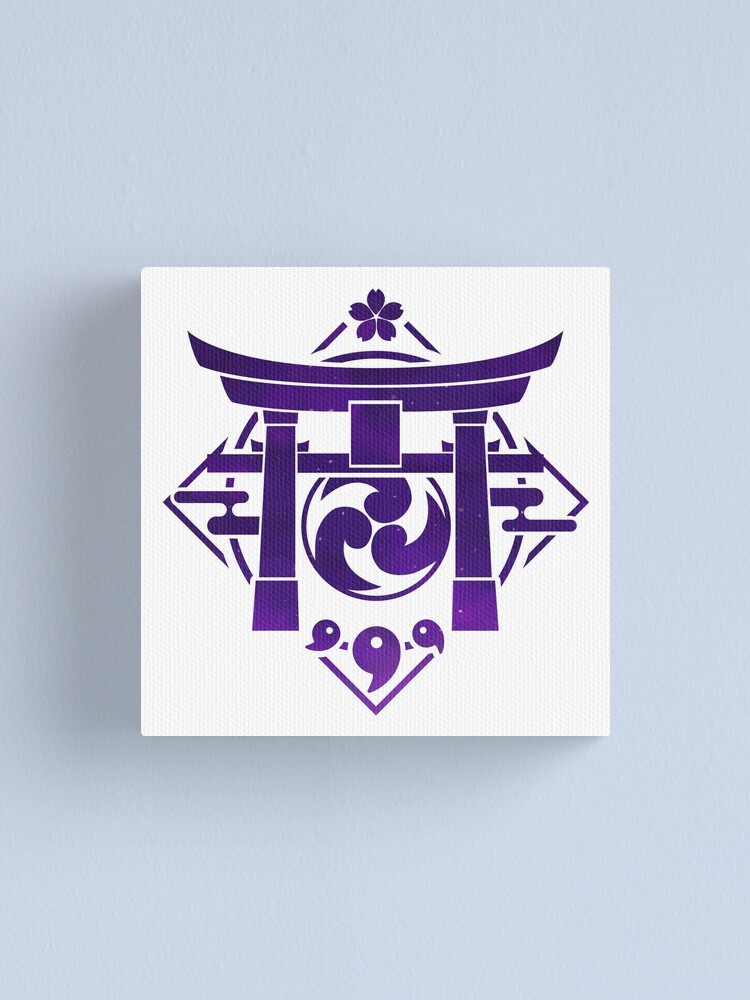 "Genshin Impact Inazuma Emblem - Constellation Version" Canvas Print by ...