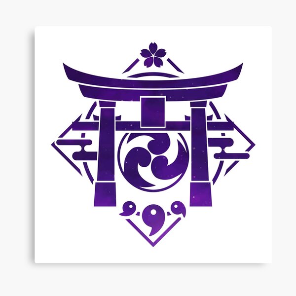 "Genshin Impact Inazuma Emblem - Constellation Version" Canvas Print by ...