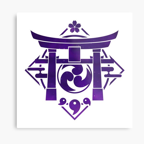 "Genshin Impact Inazuma Emblem - Constellation Version" Metal Print by ...