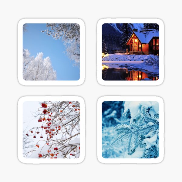 "Love Winter Sticker Pack" Sticker by StickersAllOver | Redbubble