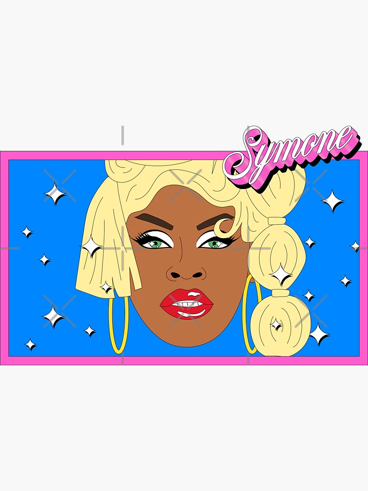 "Symone" Sticker for Sale by cervaantes | Redbubble