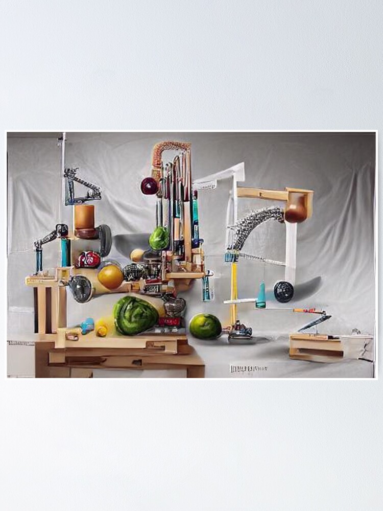 "Rube Goldberg Machine No. 1" Poster for Sale by Trieste02 | Redbubble