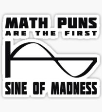 Math Puns: Stickers | Redbubble