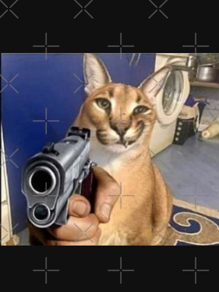 "Gangster Floppa" T-shirt by FallenFeline | Redbubble