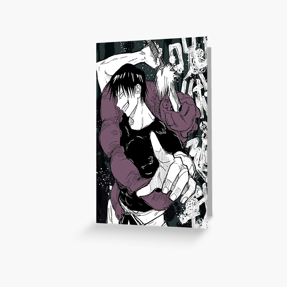 "Toji Fushiguro by Jujutsu Kaisen" Greeting Card by gohin-san | Redbubble