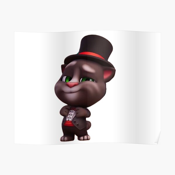"Talking Tom Wearing Circus Clothes" Poster by Reo12 | Redbubble