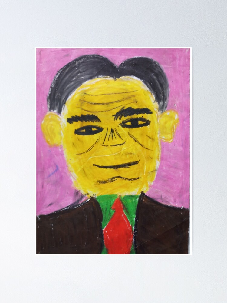 "Man Face Art" Poster for Sale by Sunraysanastore | Redbubble