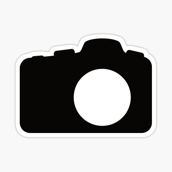 "DSLR Silhouette" Sticker for Sale by disizitstudios | Redbubble