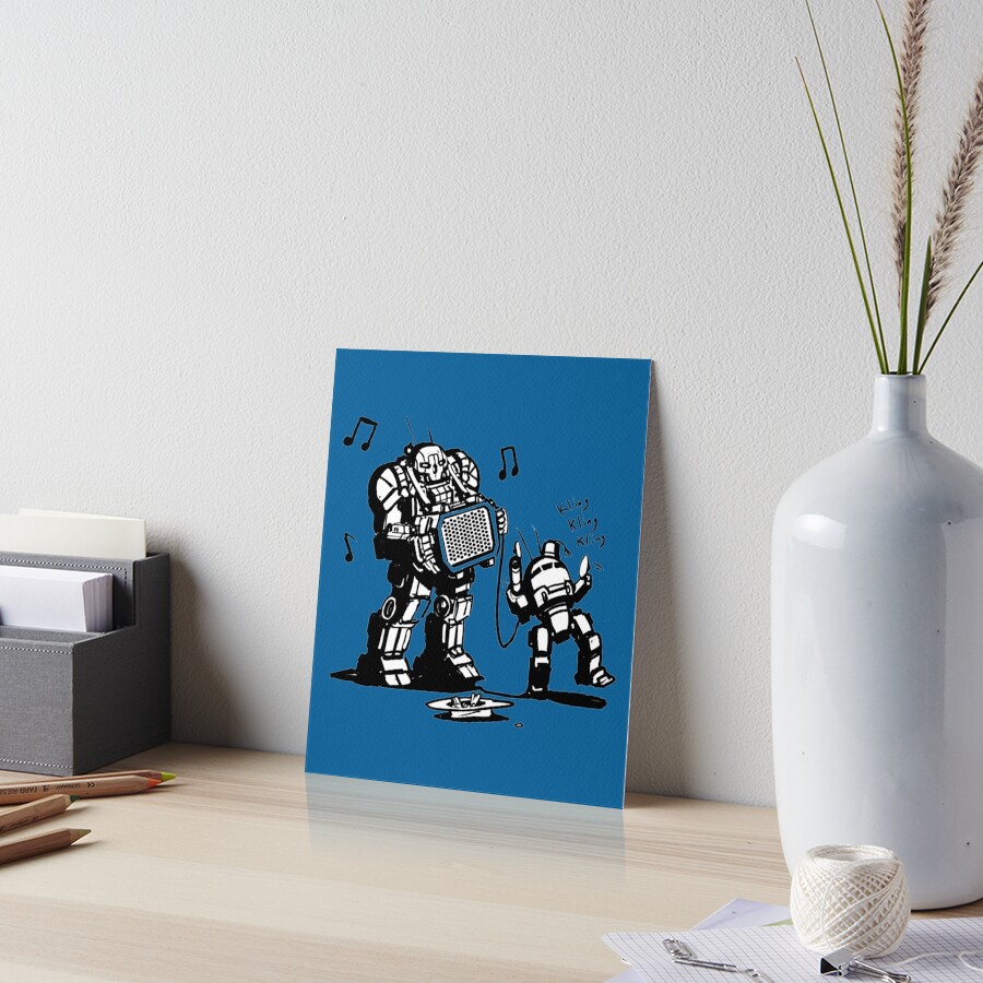 "Battletech - The Dancing Urbanmech " Art Board Print by BRUCE-BRS ...