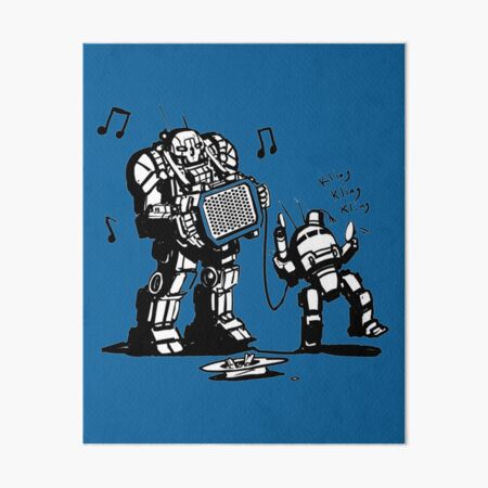 "Battletech - The Dancing Urbanmech " Art Board Print by BRUCE-BRS ...