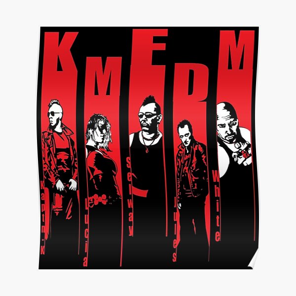 "KMFDM" Poster for Sale by fikueroklo | Redbubble