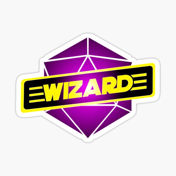 "D20 Star Wizard " Sticker for Sale by BRUCE-BRS | Redbubble