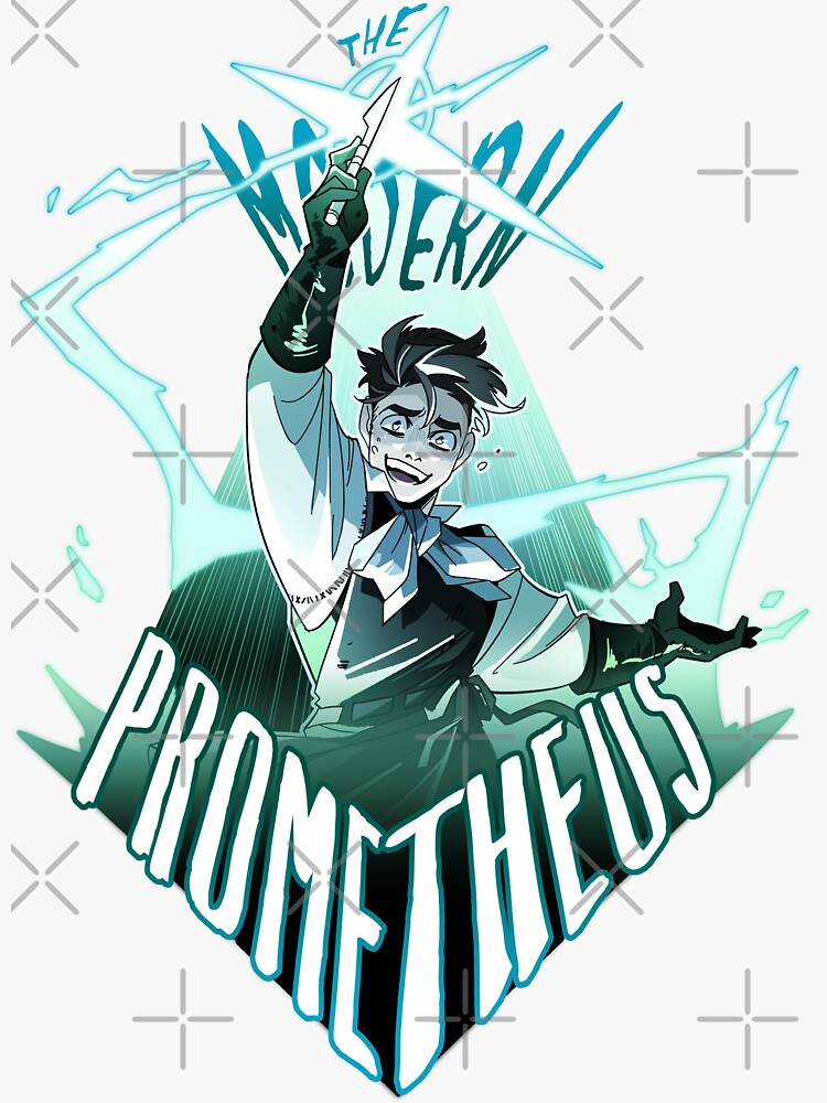 "Modern Prometheus" Sticker by mangarainbow | Redbubble