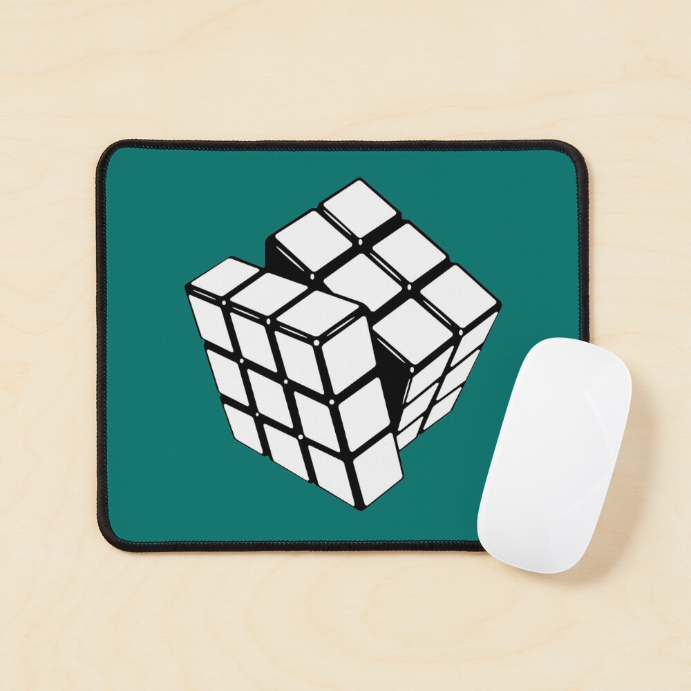 "Magic Cube Black and White" Poster for Sale by MAIRACARDOSO | Redbubble