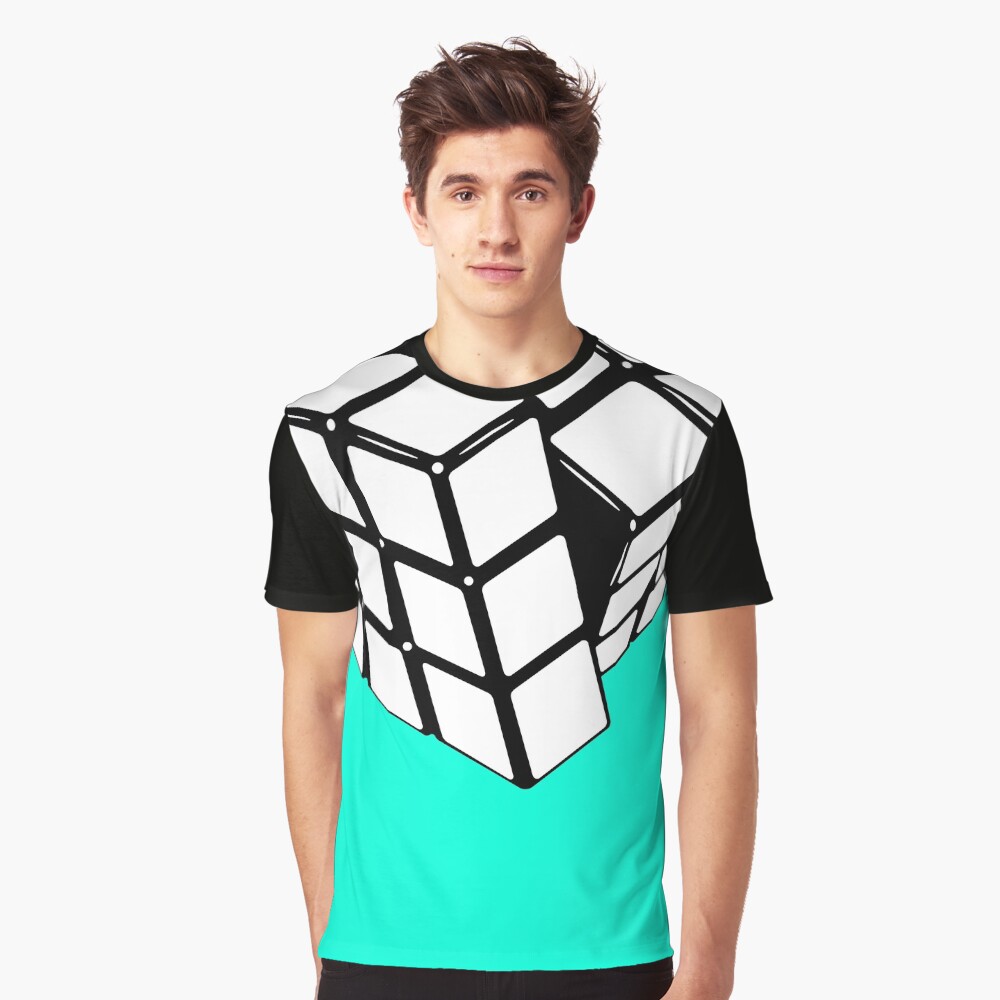 "Magic Cube Black and White" Poster for Sale by MAIRACARDOSO | Redbubble