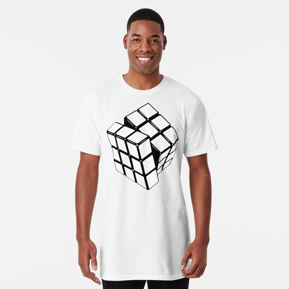 "Magic Cube Black and White" Poster for Sale by MAIRACARDOSO | Redbubble