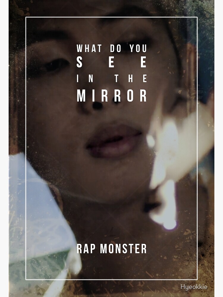 "BTS Wings - Rap Monster - Reflection" Art Print by Hyeokkie | Redbubble