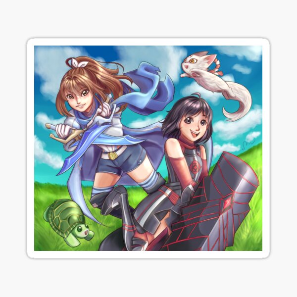 "Bofuri Fanart" Sticker for Sale by Nezzak | Redbubble