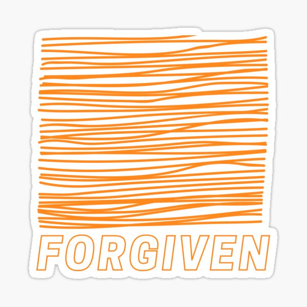 "orange forgiven " Sticker for Sale by Rose-Anna1 | Redbubble