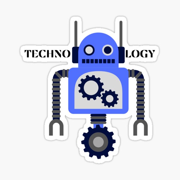 "Technology and the evolution of robotics" Sticker for Sale by ...
