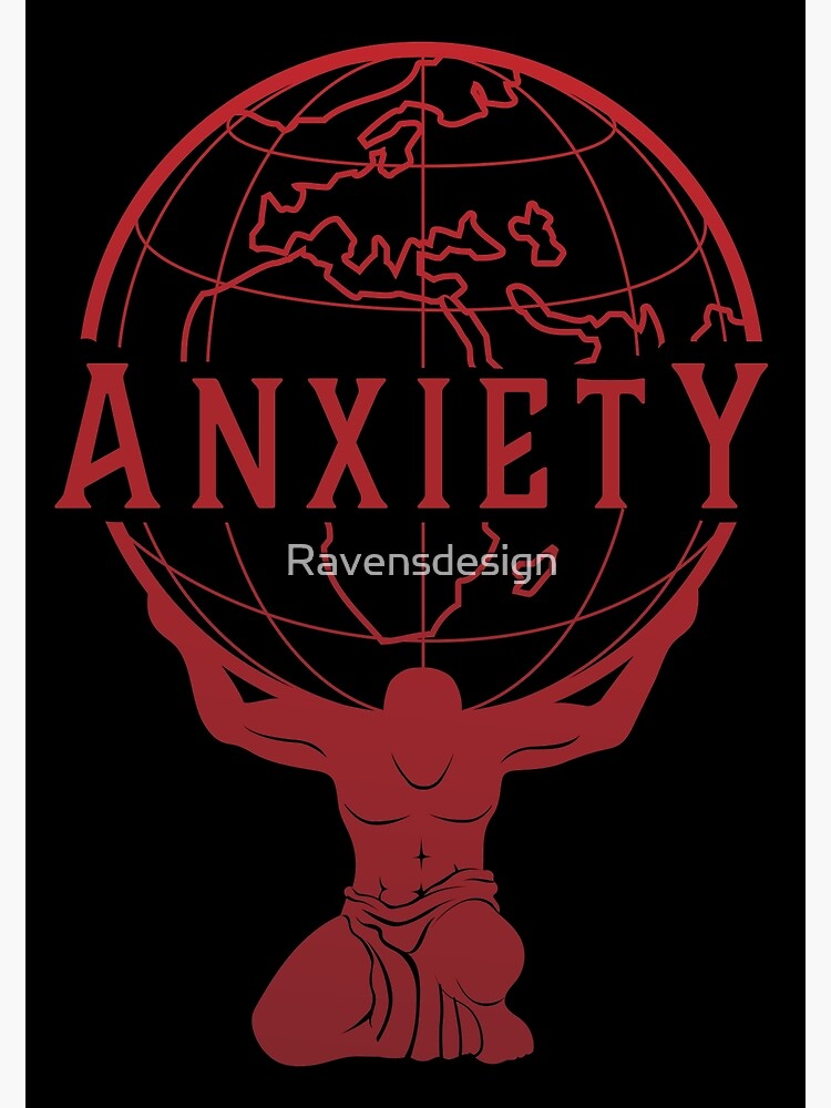 "Ancient Greek Atlas God Anxiety Earth Globe" Poster for Sale by ...