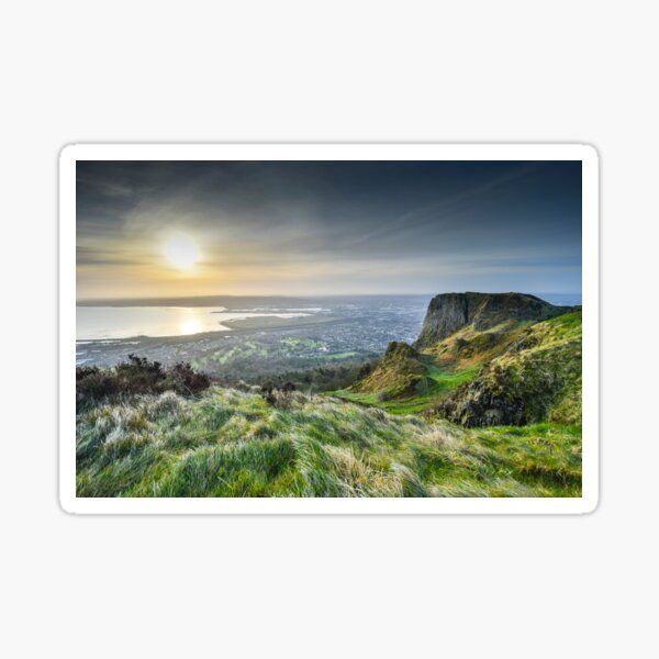 "Cave Hill Belfast" Sticker for Sale by WolfGangGalway | Redbubble