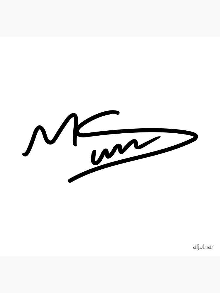 "Mosalah , Mohamed Salah Signature" Poster for Sale by aljulnar | Redbubble