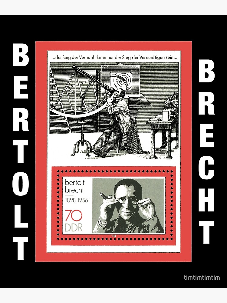 Poster « Bertolt Brecht Théâtre épique Poète allemand Opéra de quat ...