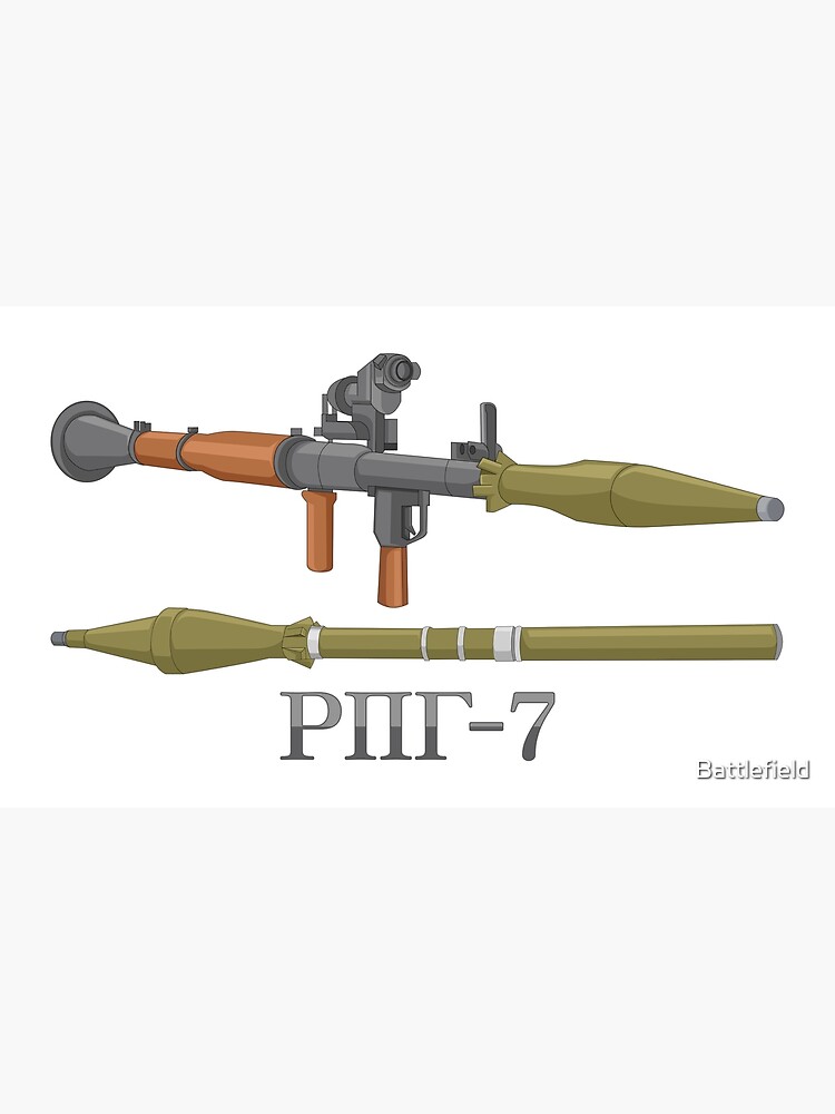 "RPG-7 Anti Tank Rocket Propelled Grenade Launcher Diagram Gift" Poster ...